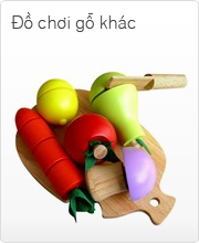 Đồ chơi gỗ các loại cho trẻ