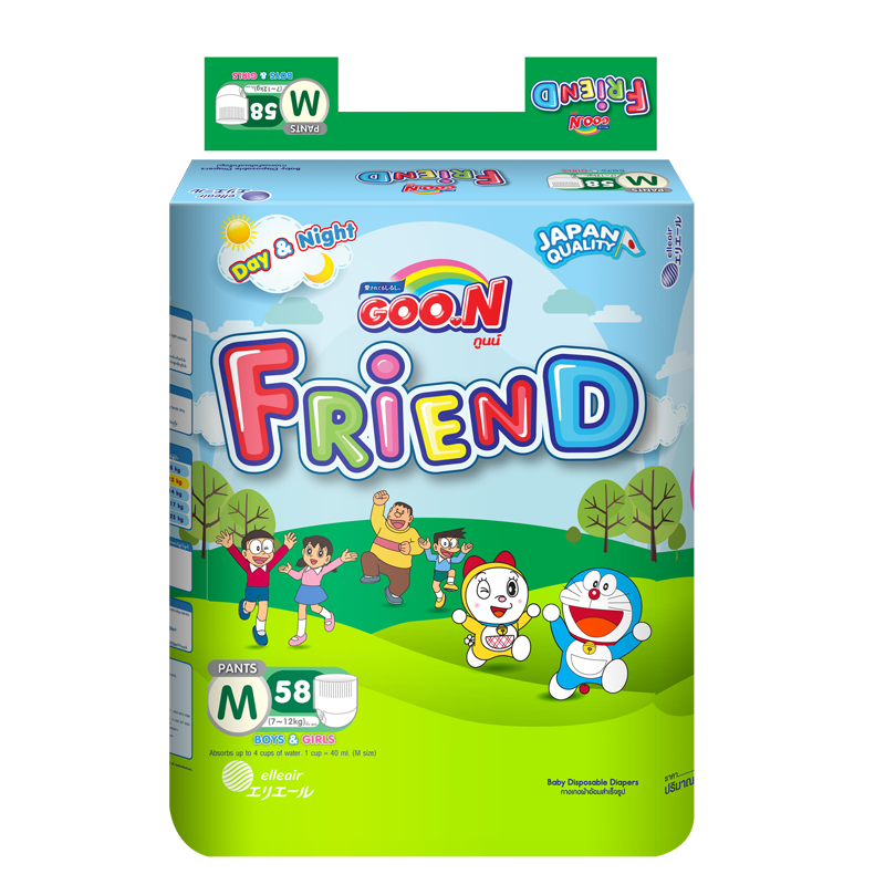 Bỉm quần Goon Friend M58 thấm hút siêu nhanh