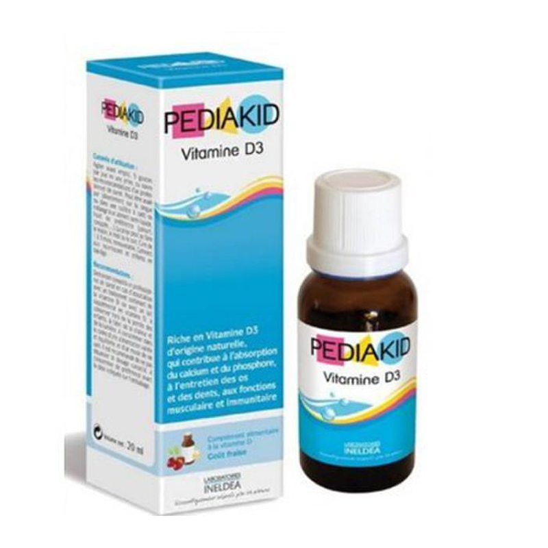 Pediakid Vitamin D3 (20ml) cho bé