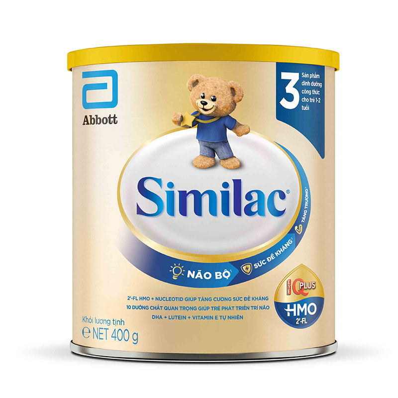 Sữa Similac IQ Plus HMO số 3 Gold - 400g (1-2 tuổi)