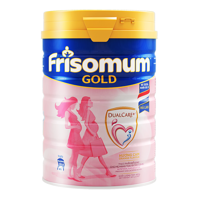 Sữa Friso Mum Gold 400g hương cam cực tốt cho mẹ mang thai