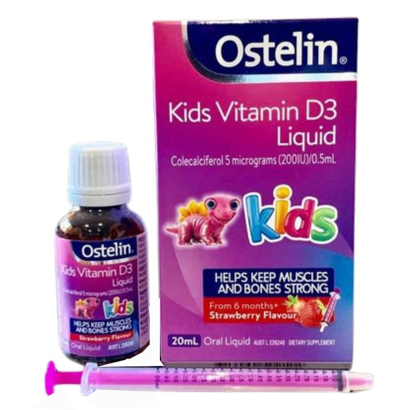 Ostelin Vitamin D Liquid Kids dạng Siro (20ml)
