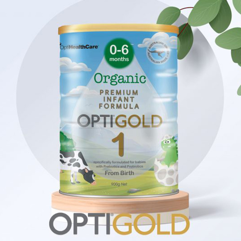 Sữa bột Optigold Organic số 1 900g (0-6 tháng)