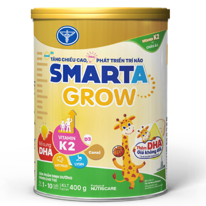 Sữa bột Smarta GROW (900g) - hỗ trợ tăng chiều cao phát...