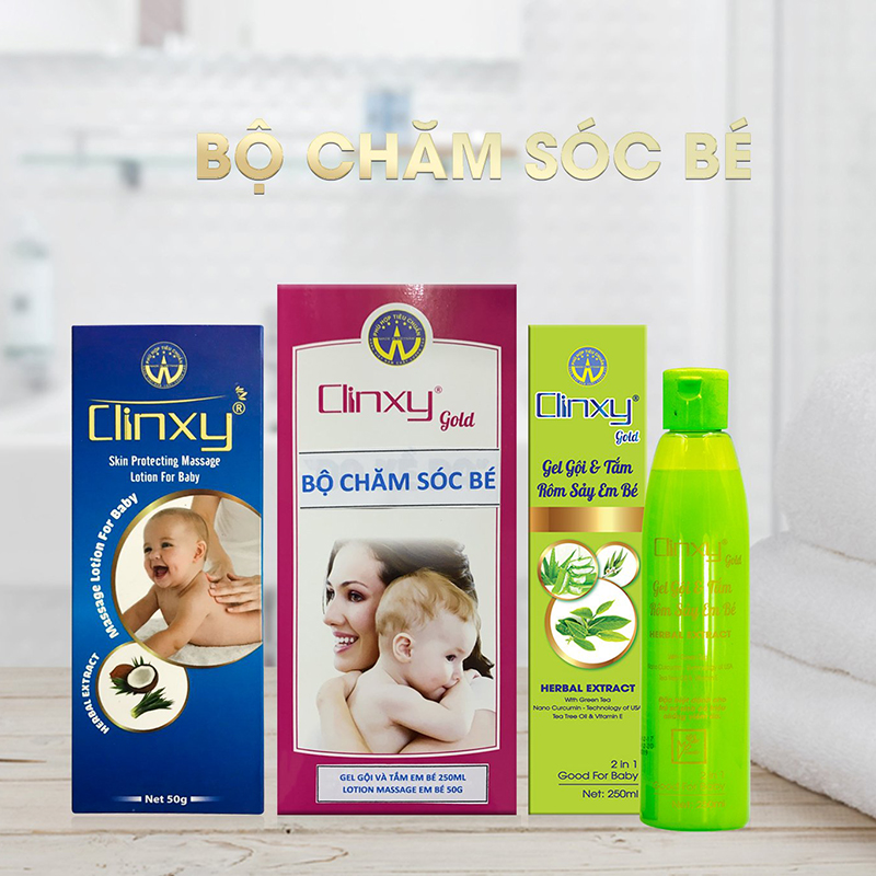 Combo chăm sóc bé Clinxy ( 2 sản phẩm)