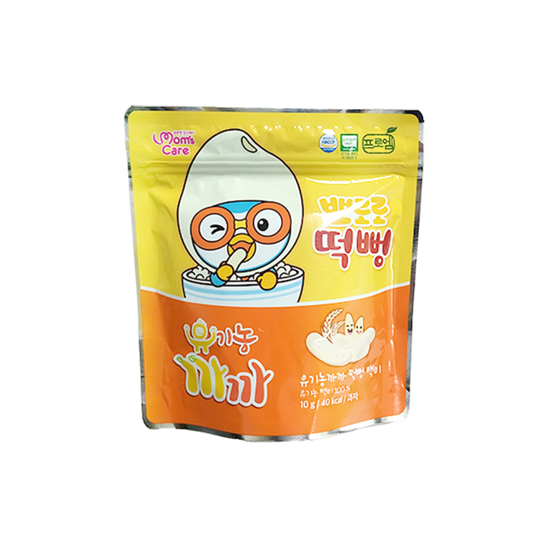Bánh gạo Pororo Mom's Care 10g vị chuối (túi) - dạng bánh dài