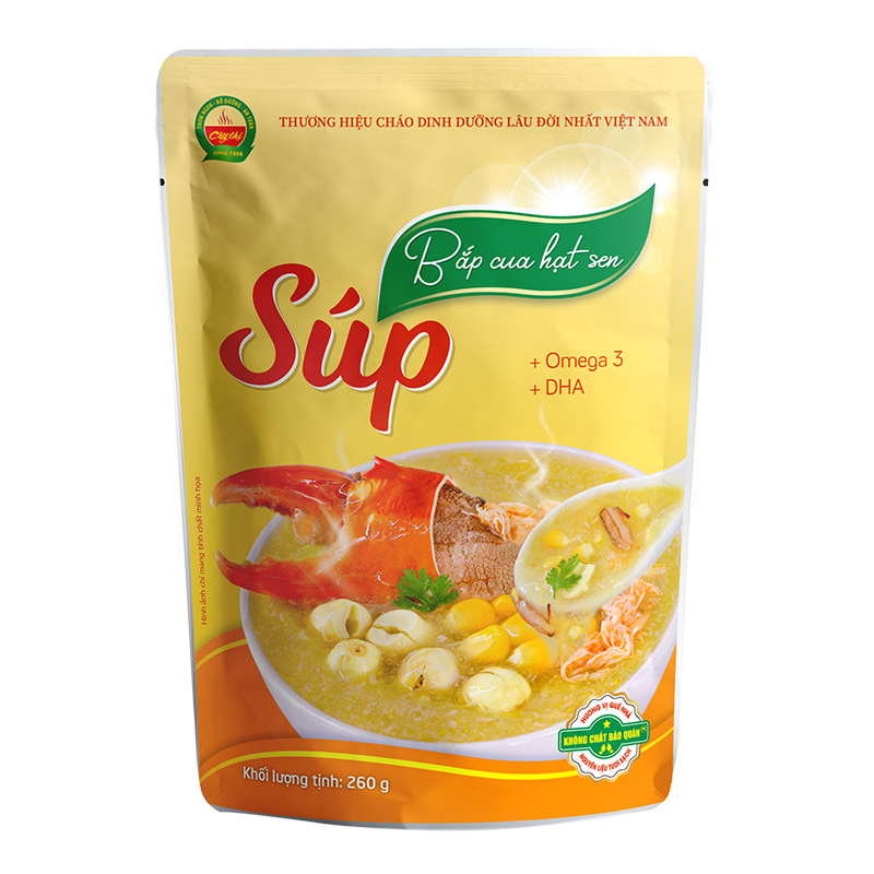 Súp Cây Thị bắp cua hạt sen 260g