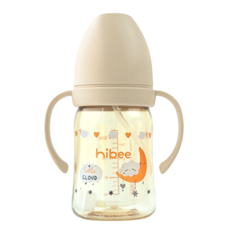 Bình sữa Hibee Cloud 170ml phiên bản giới hạn (núm S/tay...