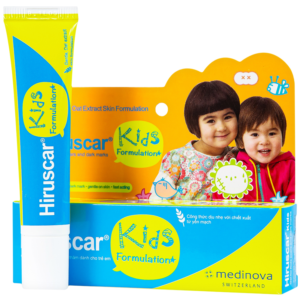 Gel trị sẹo trẻ em Hiruscar Kids 10g (2+)