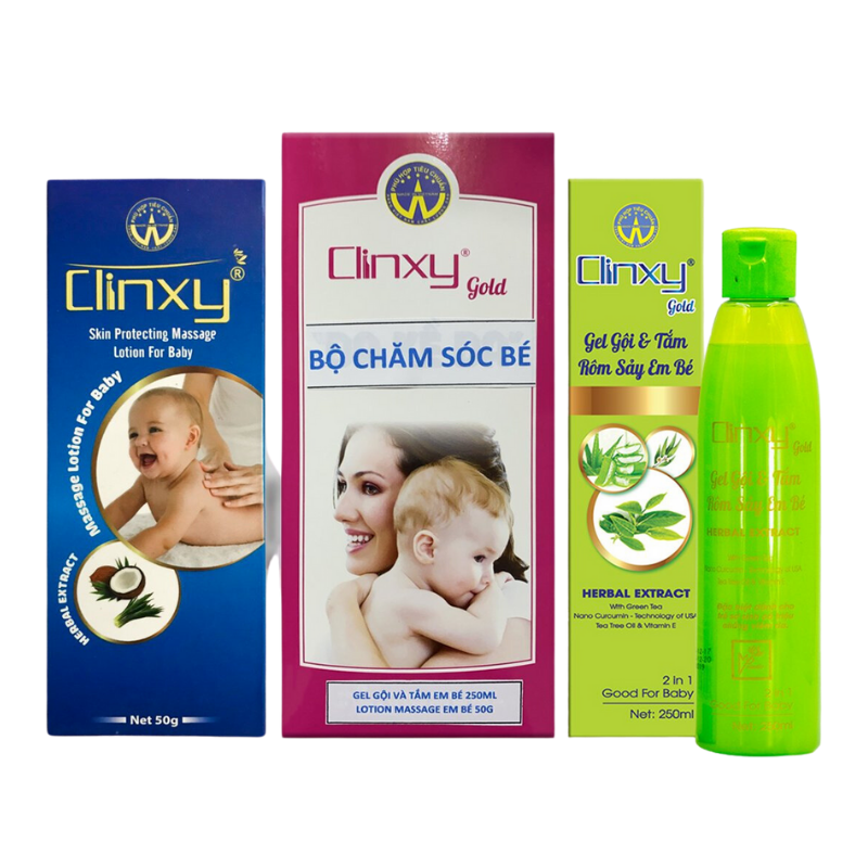 Combo chăm sóc bé Clinxy ( 2 sản phẩm)