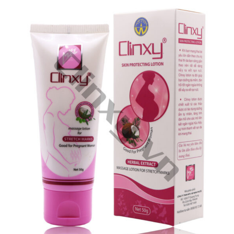 Gel dưỡng da ngăn ngừa rạn cho bà bầu Clinxy 50g