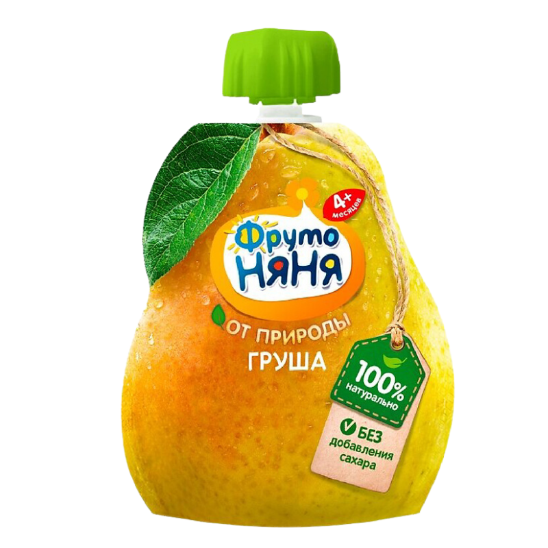 Trái cây nghiền vị lê Fruto Nyanya (90g)
