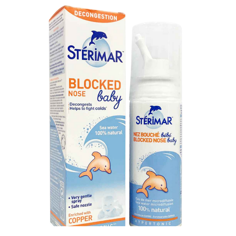 Xịt mũi kháng viêm Sterima Blocked Nose For Baby (100ml)