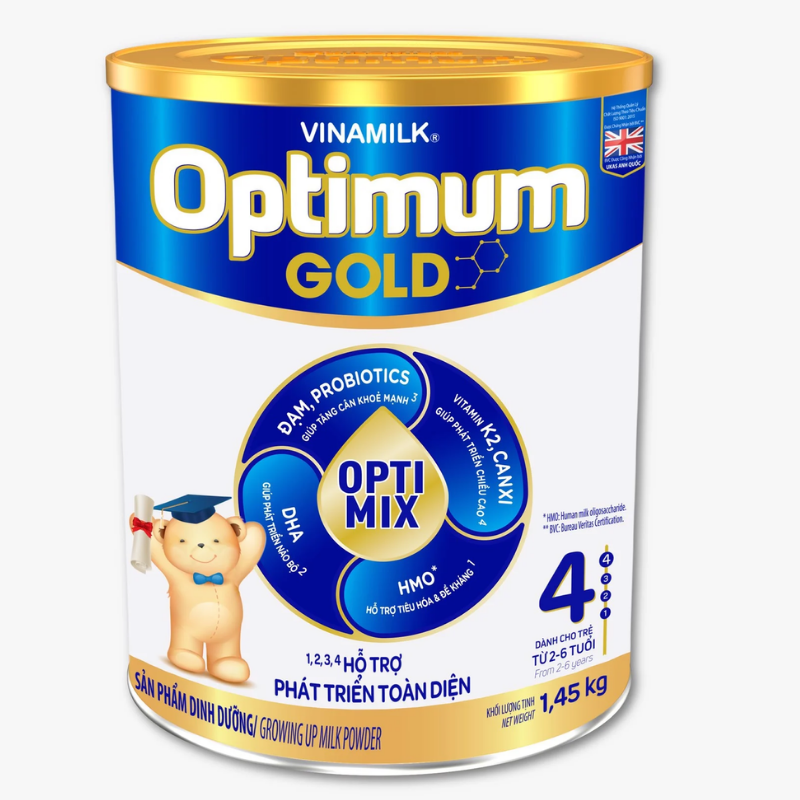 Sữa Optimum Gold số 4 - 1,45kg (2 - 6 tuổi)