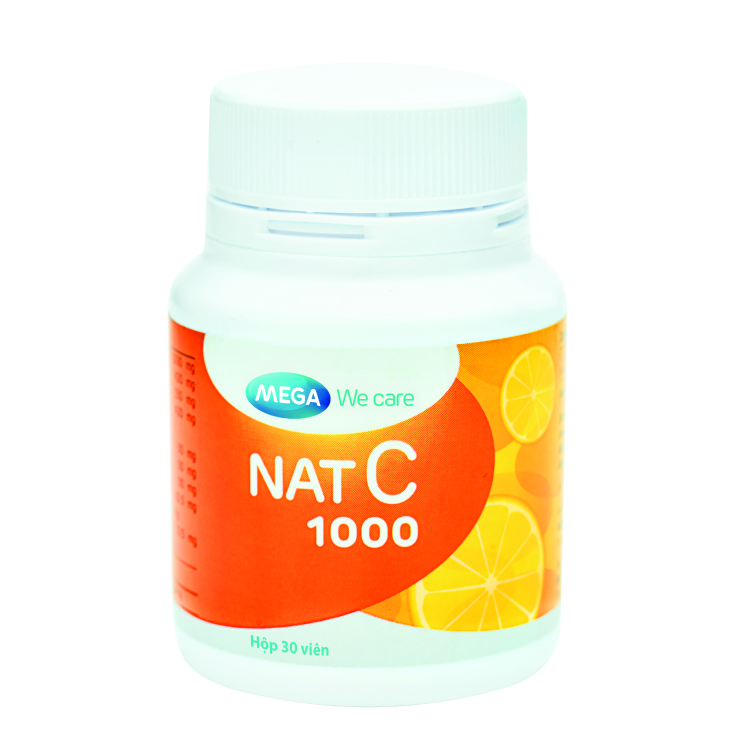Viên uống vitamin C Megacare 30v tăng cường sức đề kháng