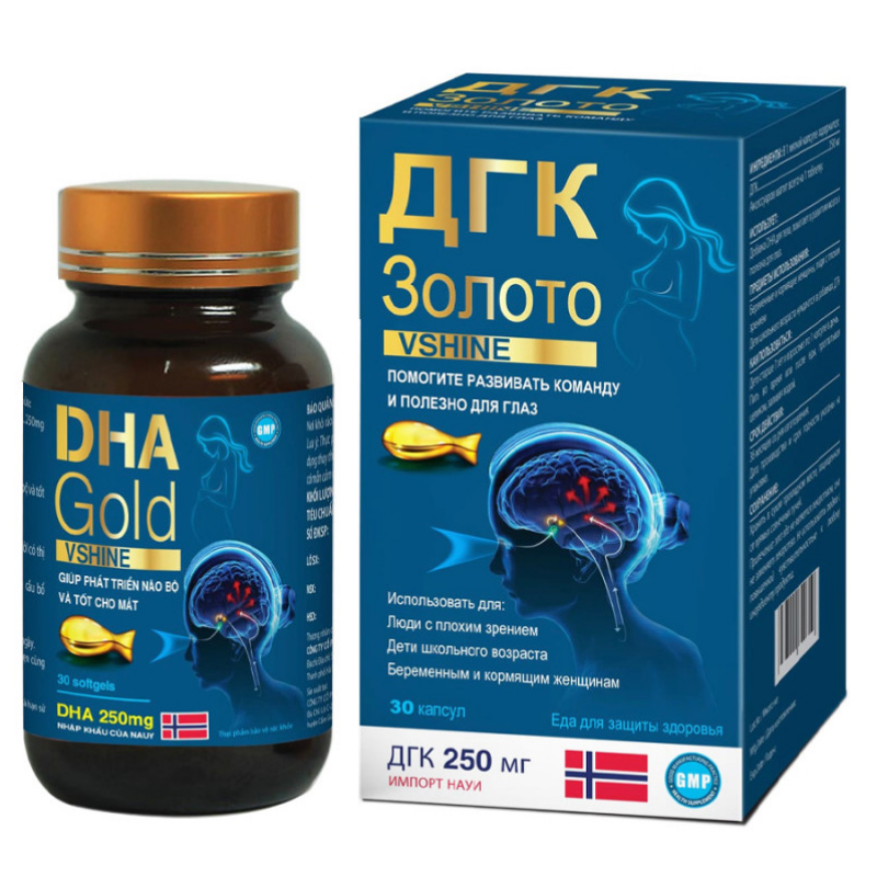Viên uống DHA gold cho bà bầu Vshine xuất xứ Việt Nam