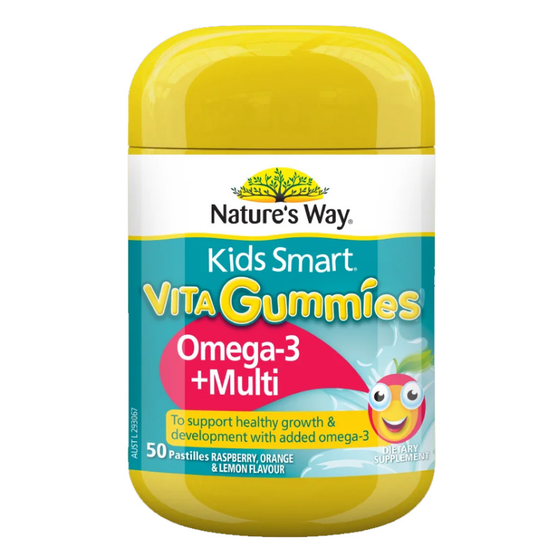 Kẹo dẻo bổ sung Vitamin tổng hợp và Omega 3 Nature's Way...