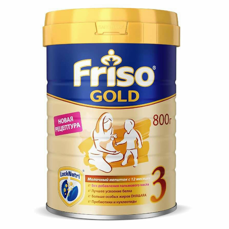 Sữa Friso Gold Nga số 3 hộp 800g dành cho bé từ 1-3 tuổi