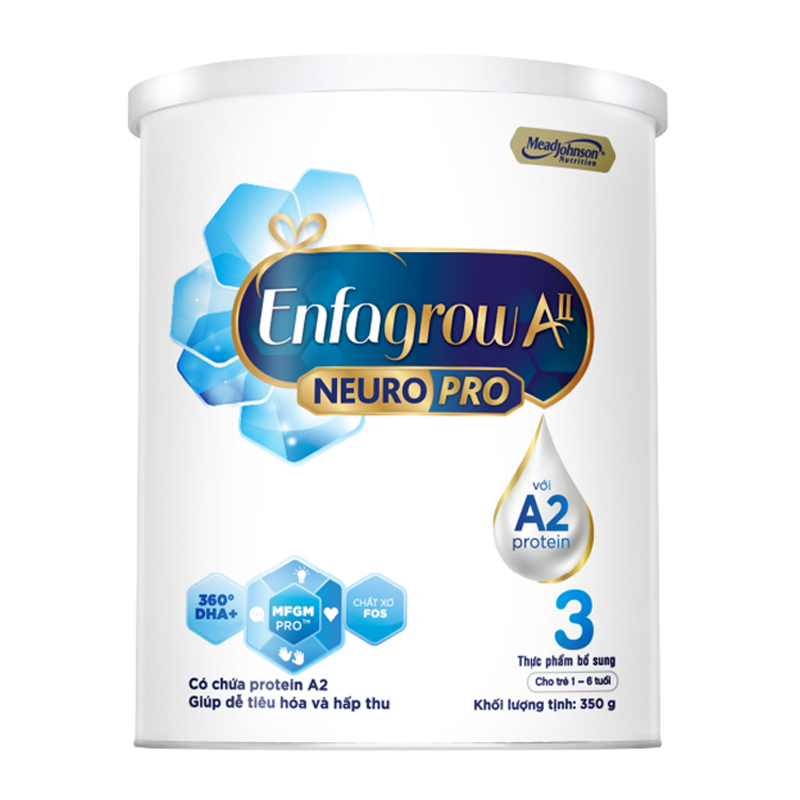 Sữa bột Enfagrow A2 Neuropro số 3 350g (1-6 tuổi)
