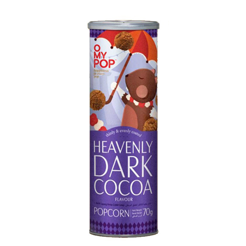 Snack bắp rang O My Pop vị socola 70g (Dark Cocoa)