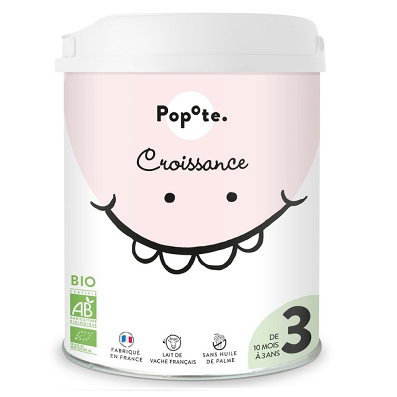 Sữa hữu cơ Popote BabyBio Pháp số 3 800g (1-3 tuổi)