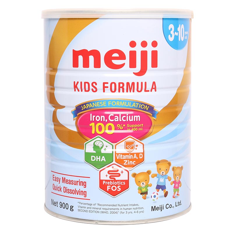Sữa bột Meiji Kids Formula 900g (3-10 tuổi)