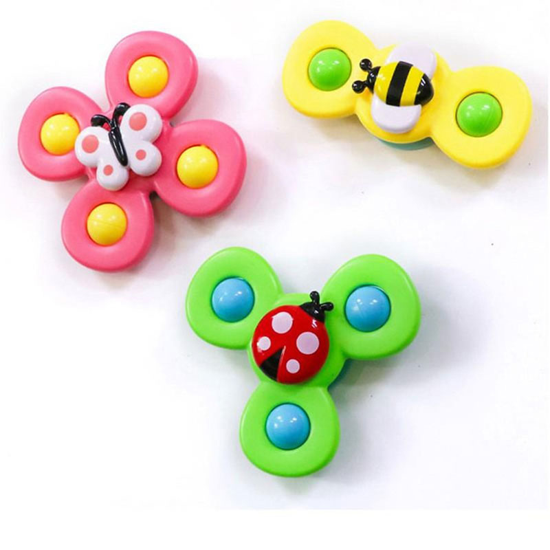 Set 3 đồ chơi con quay spinner hình côn trùng