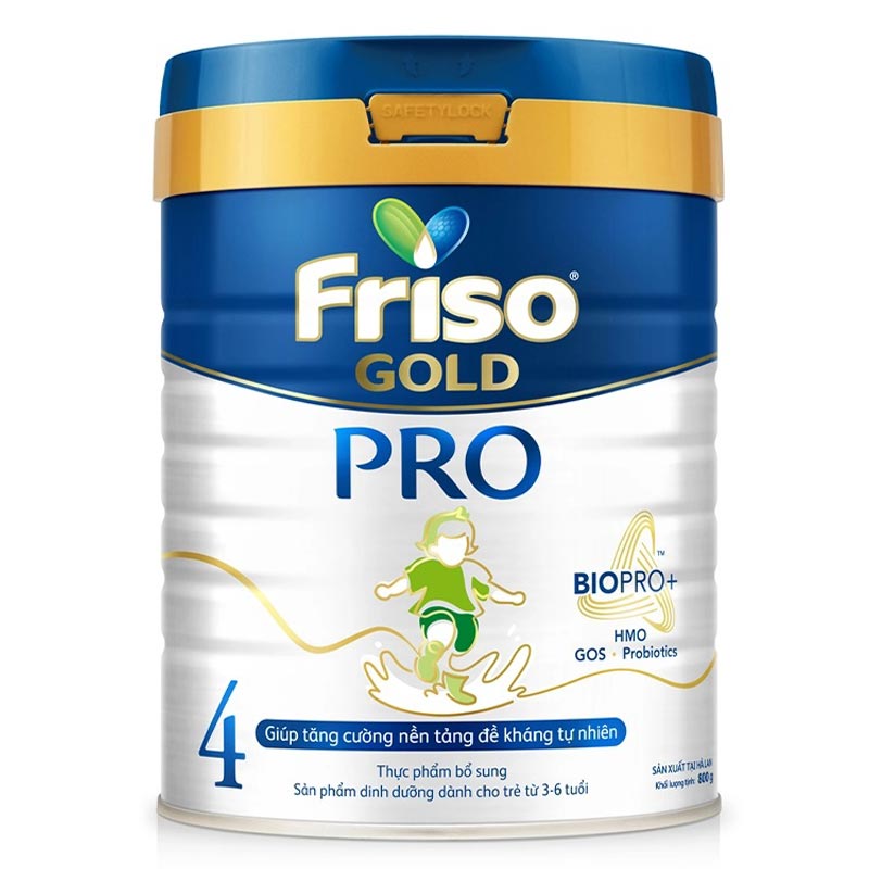 Sữa Frisolac Gold Pro 4 800g (3-6 tuổi)